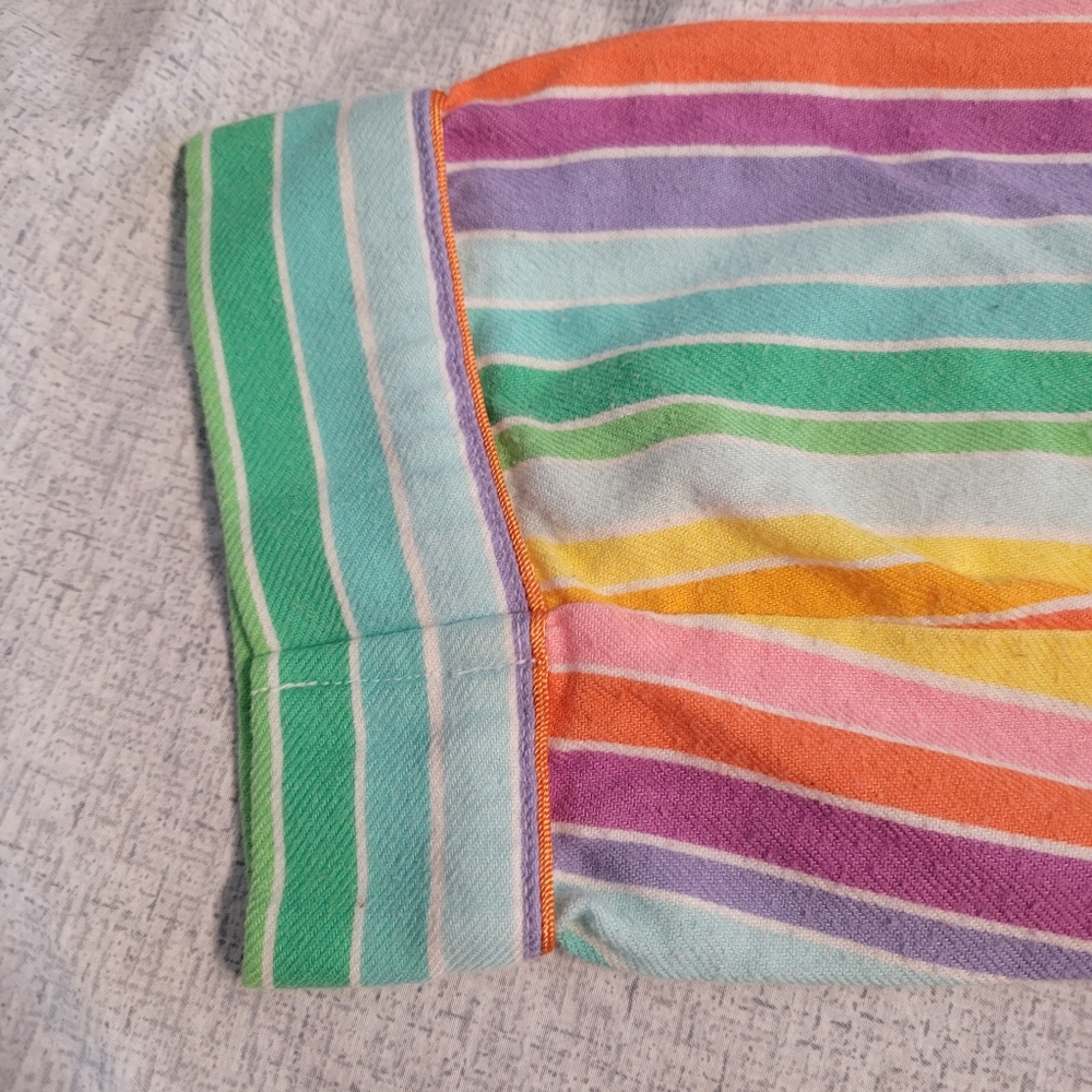 Vintage Victoria's Secret Rainbow Button Down - Gem